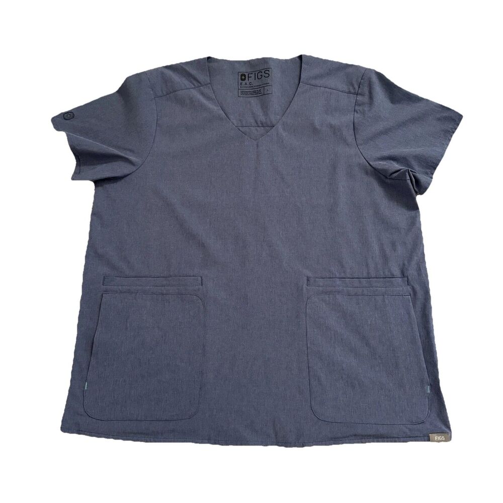 Figs Lekei Utility Fione.A.C. Big Sky Blue Scrub Top … - Gem